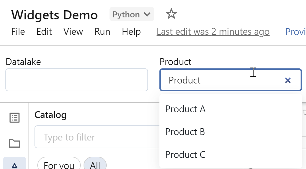 Parameterize your Databricks notebooks with widgets – Data Savvy