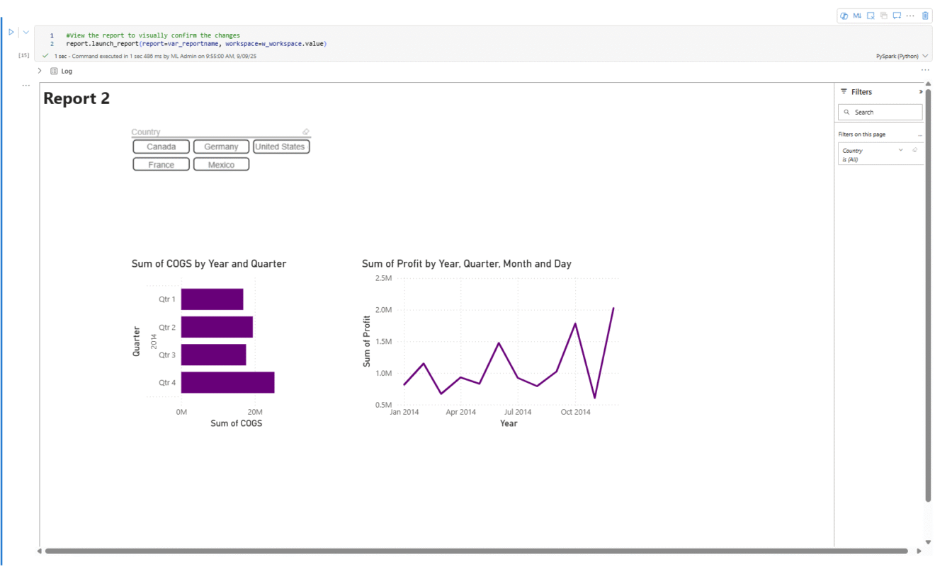 Modify Power BI page visibility and active status with Semantic Link ...